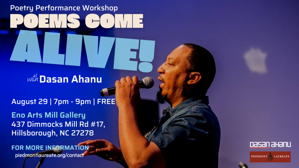 Poems Come Alive: A Poetry Performance Workshop - Orange Co. Arts ...